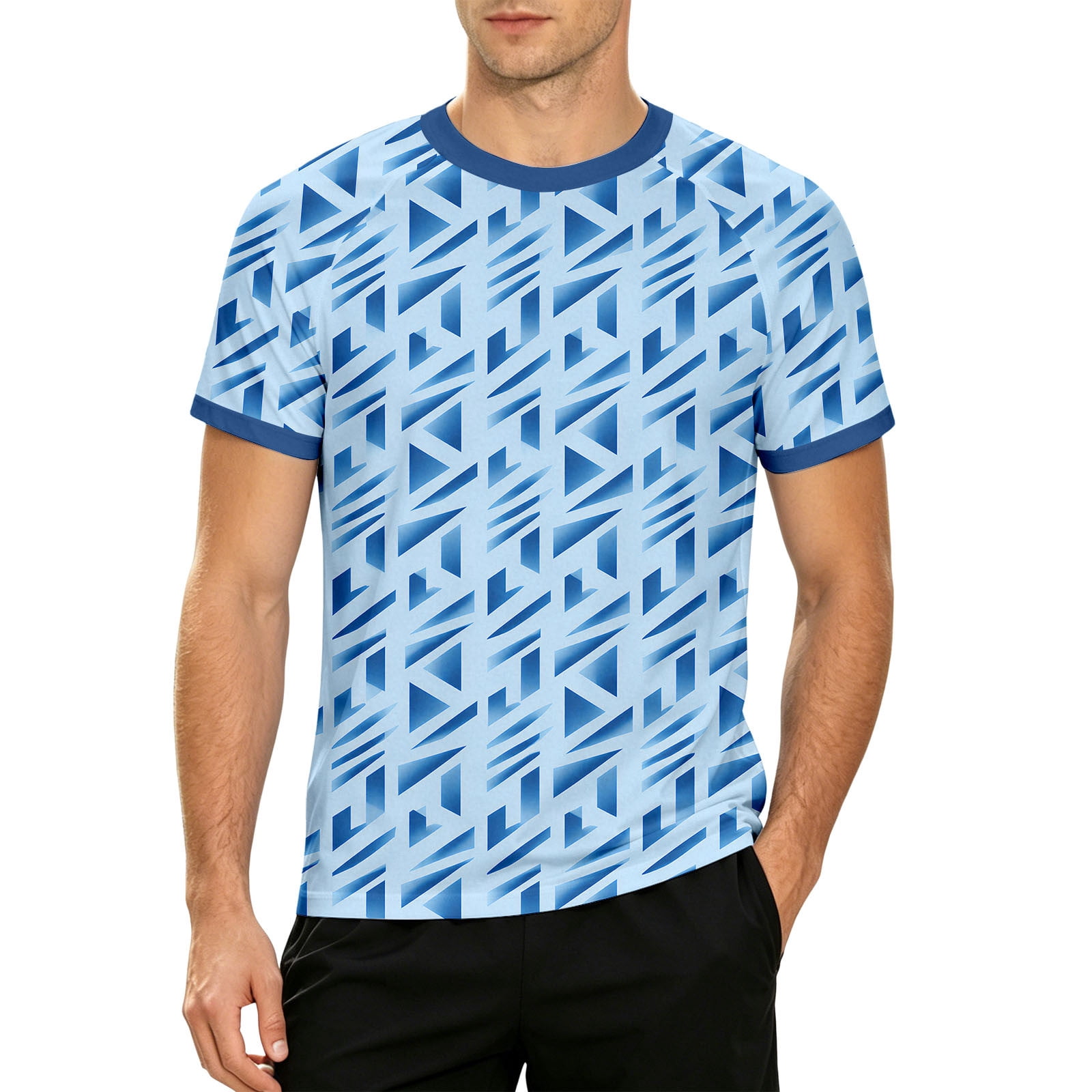 Men's Shirt Short Sleeve Quick Dry Water Beach Sun Protection T Shirts ...