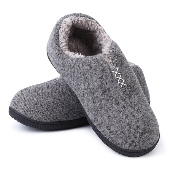 Men's Shoes ,Comfortable No-Slip Wide Width Slippers - Walmart.com