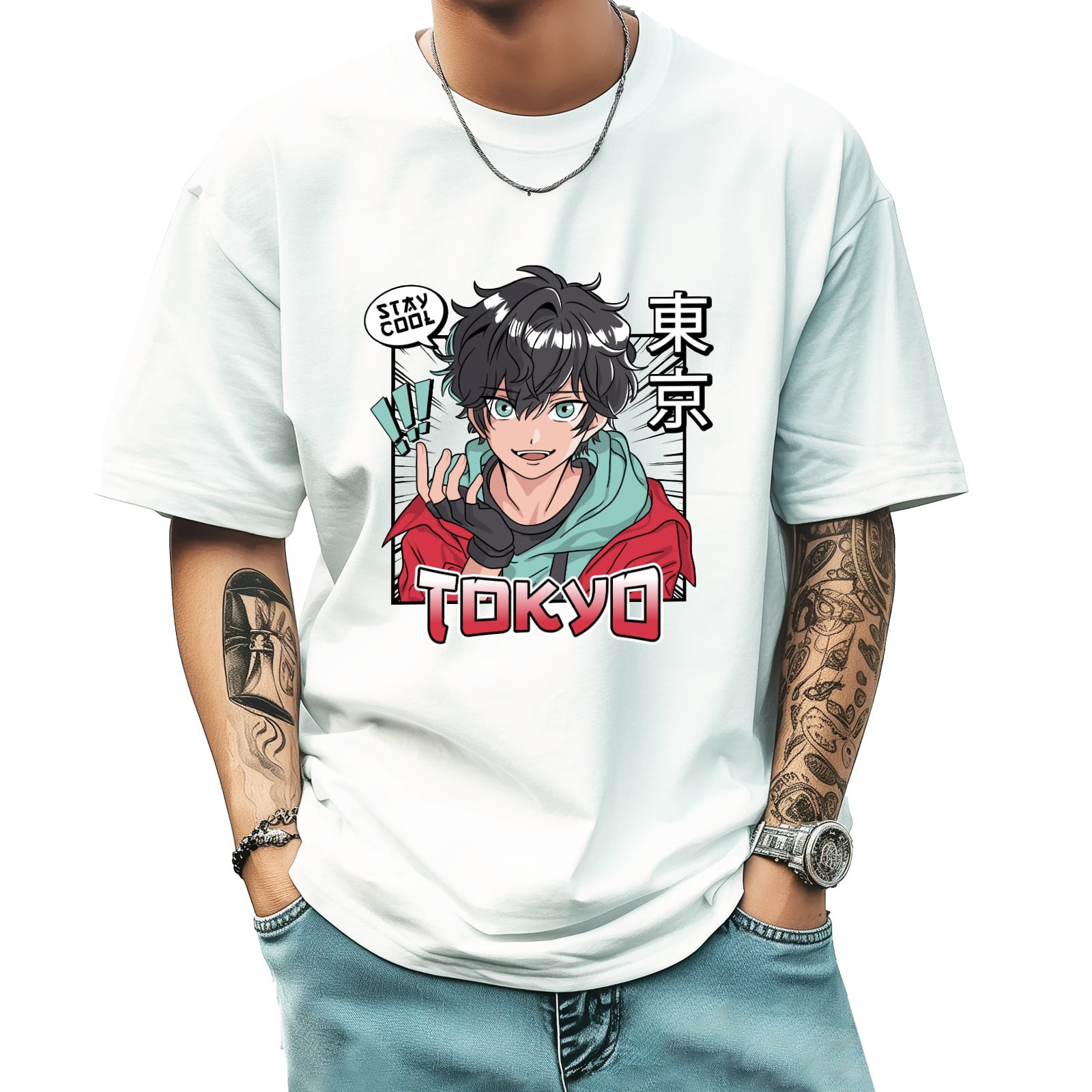 Men's Short Sleeve Graphic T shirt Collection Summer New Fashion Trend ...