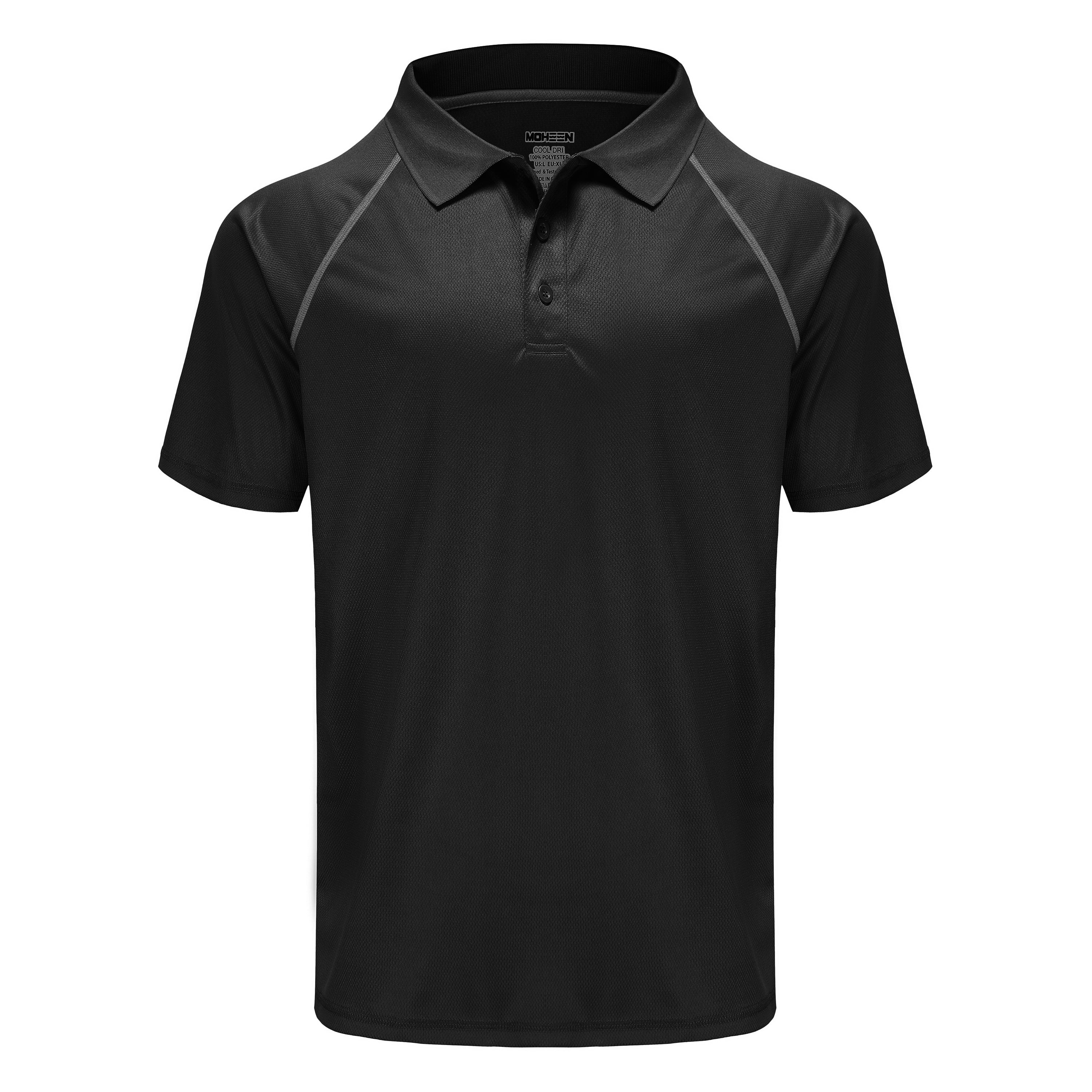 Men's Short Sleeve Moisture Wicking Performance Tennis Golf Polo Shirt ...