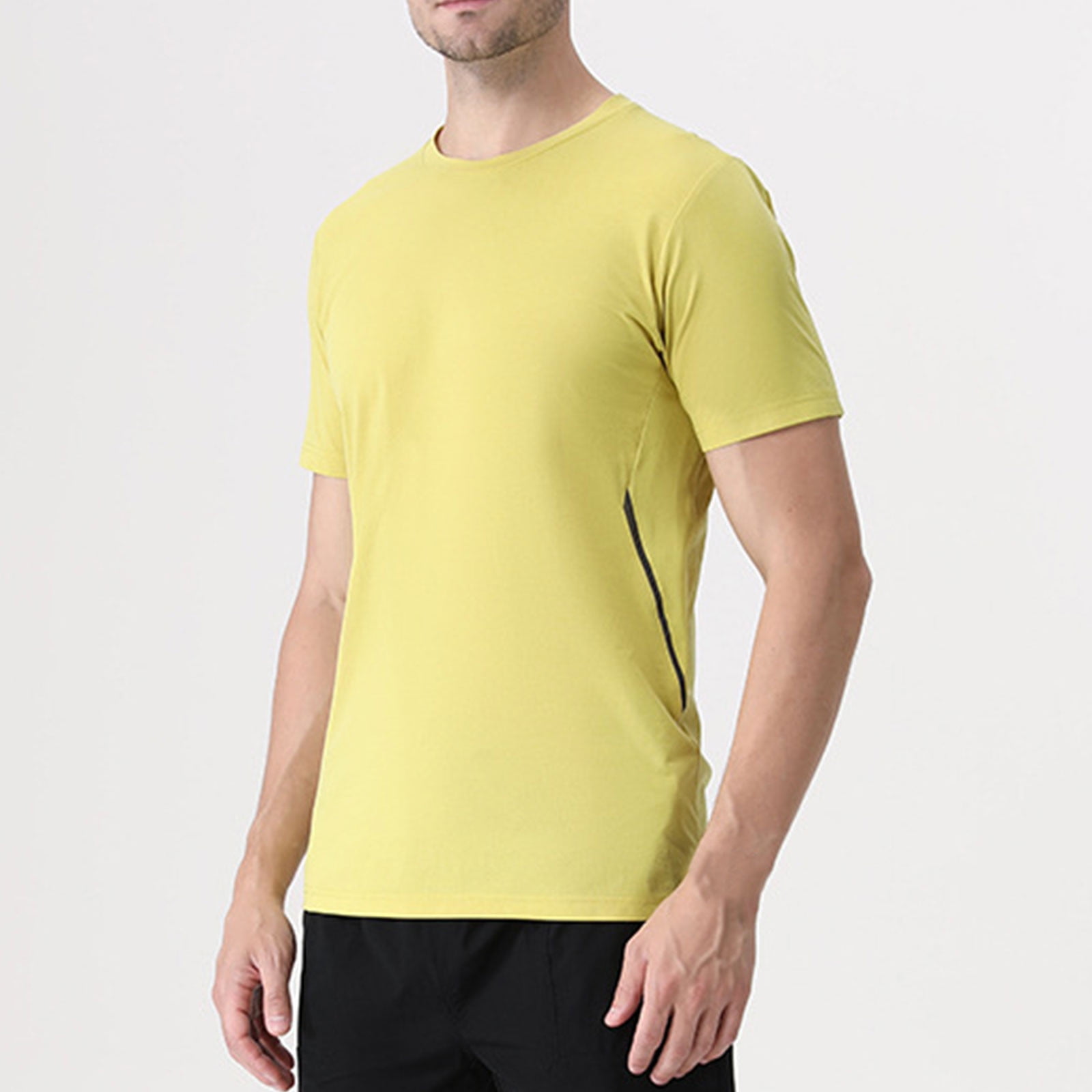 Men's Short Sleeve T-Shirts, Active Casual Shirt with Breathable ...
