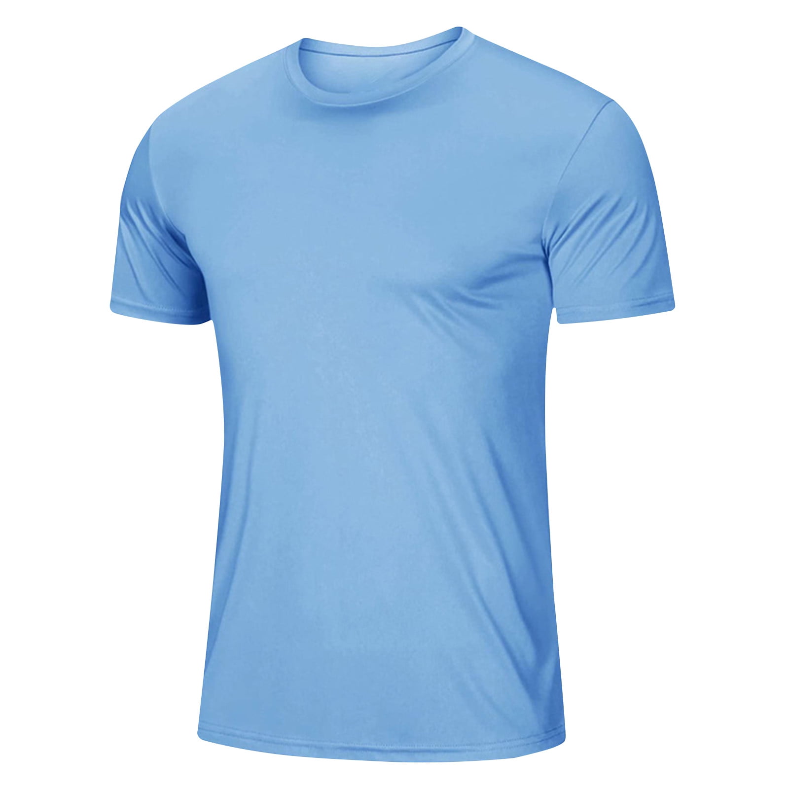 Men's Short Sleeve UPF 50+ T-Shirt Quick Dry Rash Guard Athletic ...