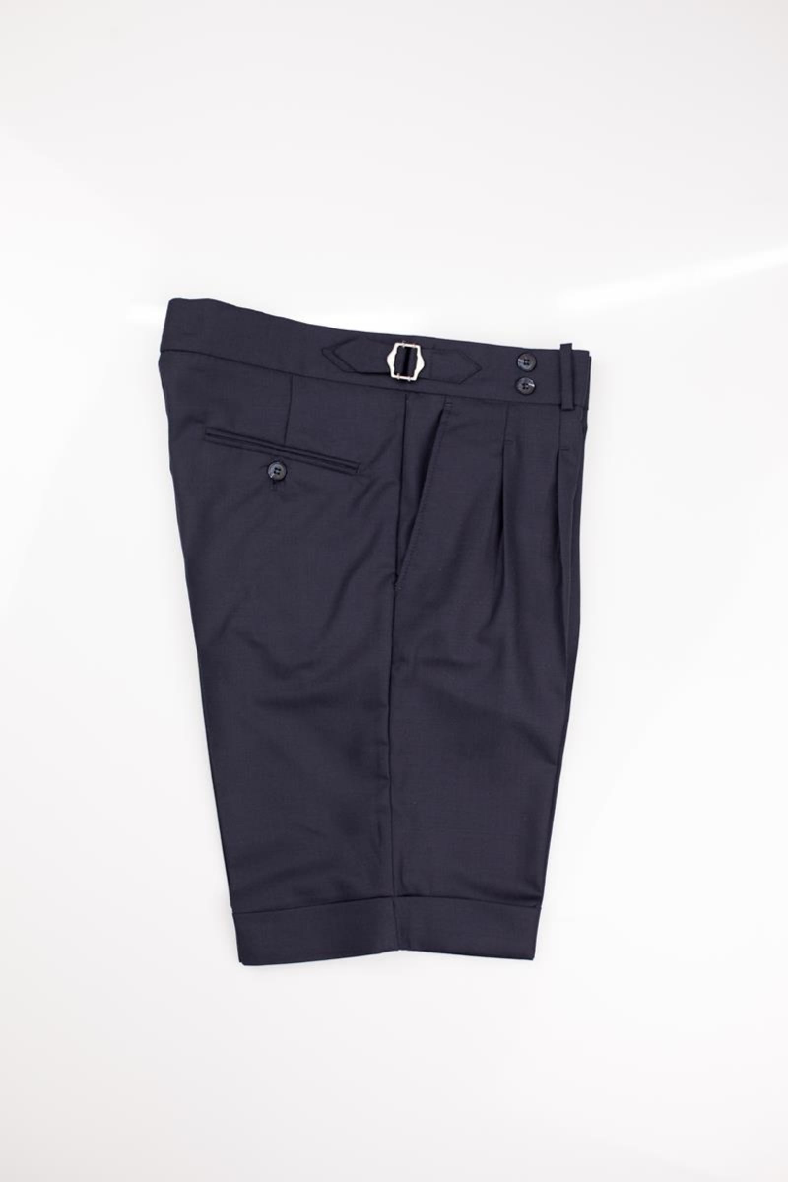 Men's Shorts, Classic and Stylish Navy Tailored Men's Short Trousers ...