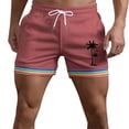 Men's Shorts Men's Rainbow Pocket Drawstring Loose Casual Sports ...