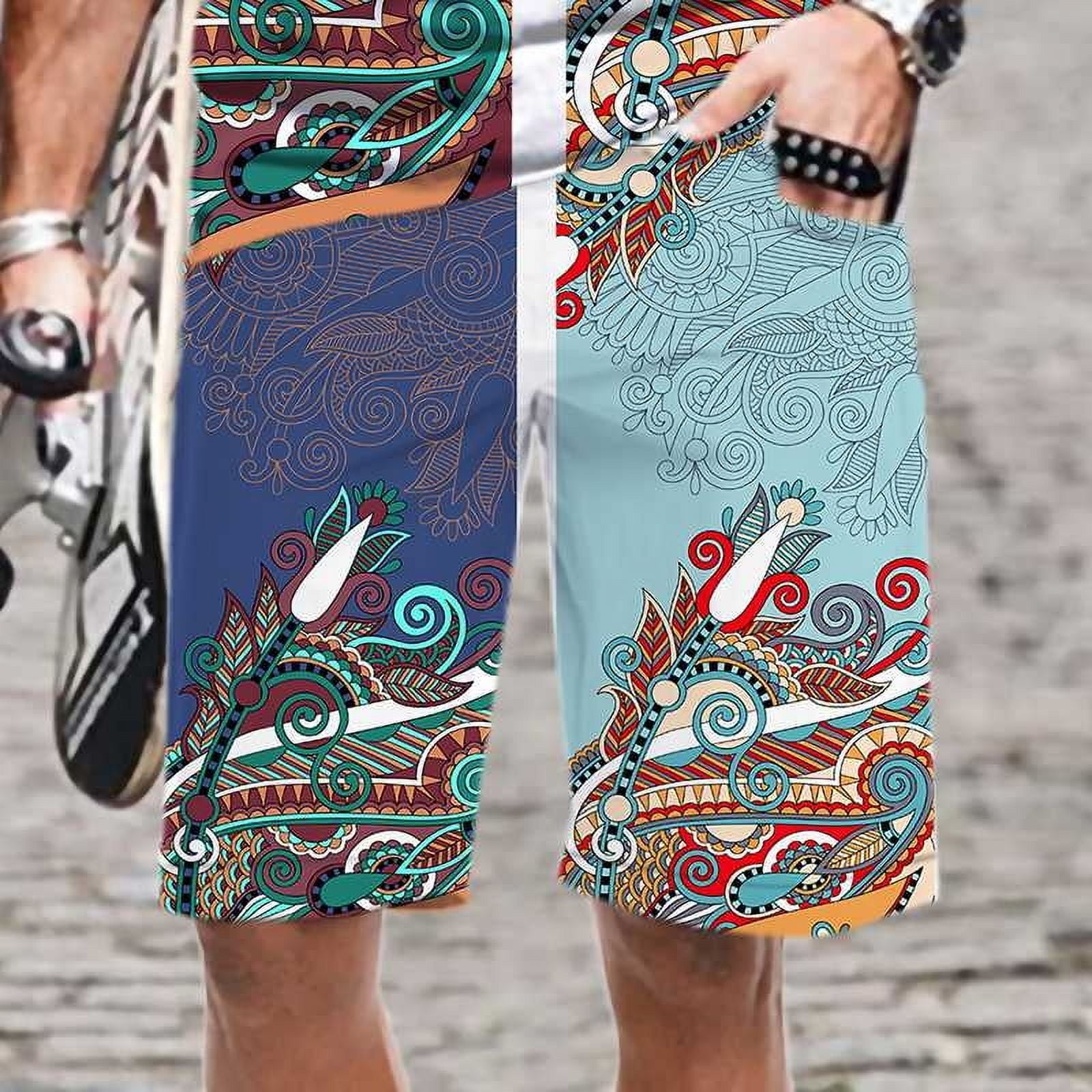 Men's Shorts Swimming Retro Ethnic Fashion Comfortable MenWomen Man ...