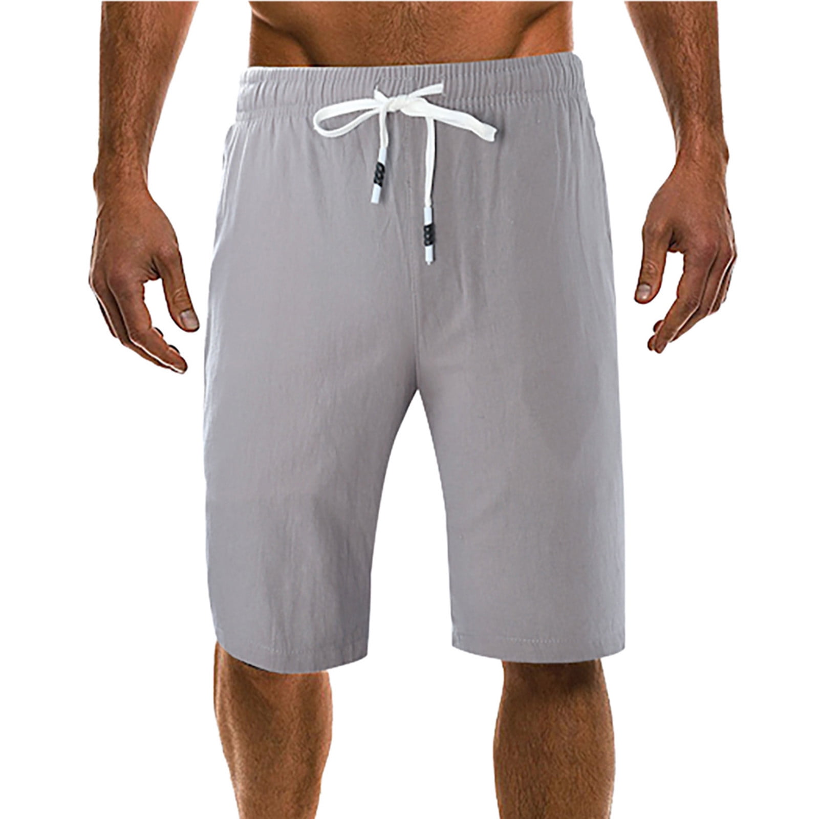 Men's Shorts on Clearance Under 10$ Men's Fashion Drawstring Elastic ...