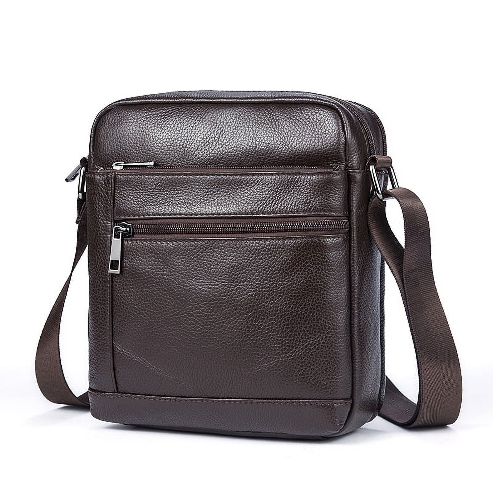 Men's Shoulder Bags Small Men's Bag Genuine Leather Crossbody Bags for ...