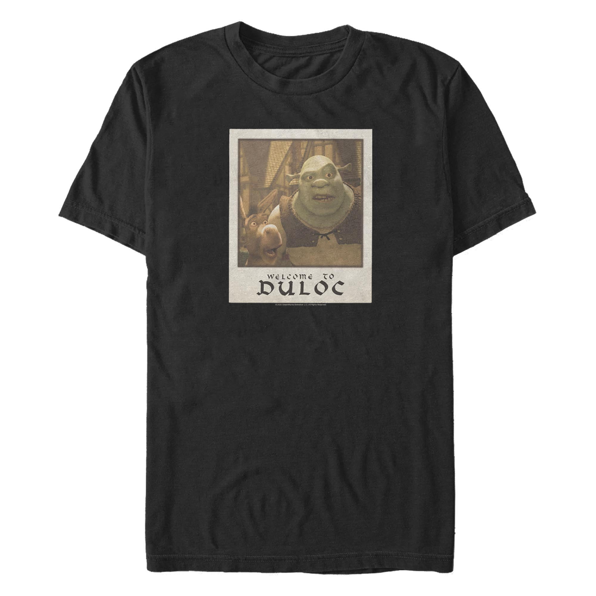 Men's Shrek Welcome to Duloc Faces Graphic T-Shirt - Walmart.com