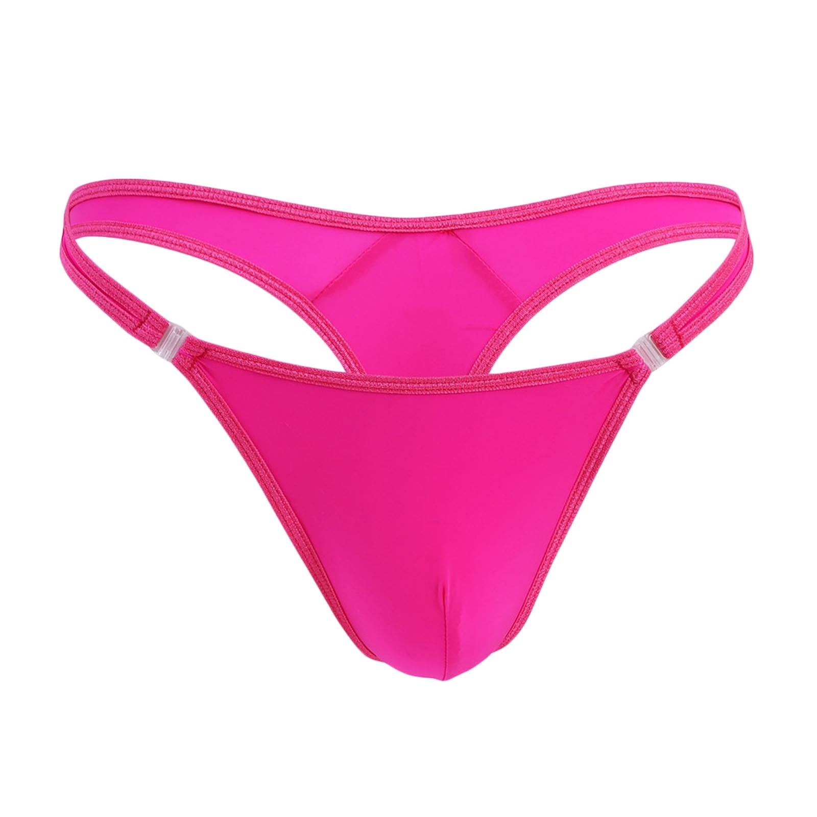 Mens Side Unbuttoned Briefs Sexy Low Waist Pouch Underwear Stretchy Bikini Thongs