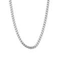 Men's Silver-Tone Stainless Steel Franco 20" Chain Necklace ...