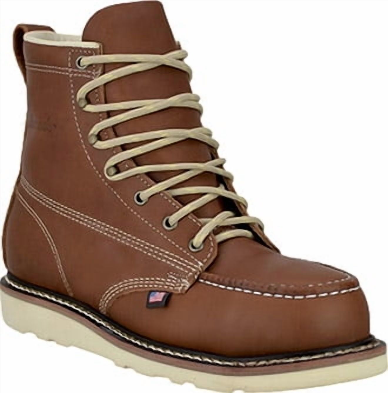 Men's Silverado 6" Steel Toe Moc Toe Wedge Sole Work Boot (U.S.A. Made ...