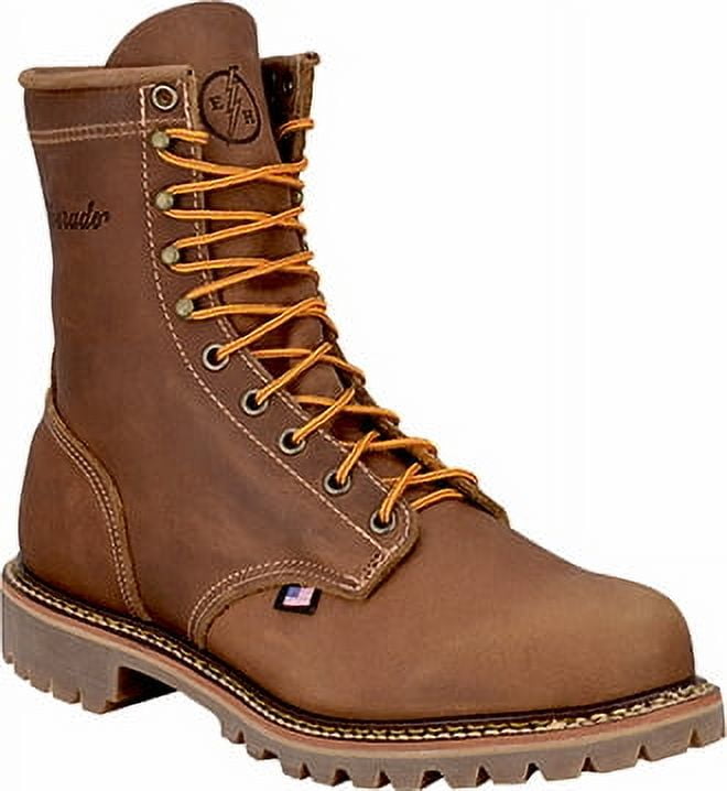 Silverado Men's 8" Lace-Up Work Boot Soft Toe - 7709 8 EE US - Walmart.com