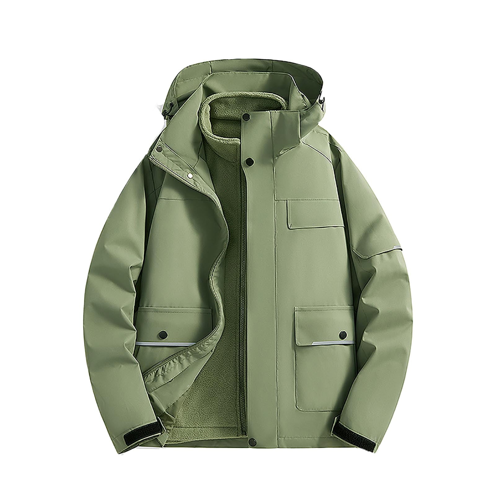 Men's Ski Jacket 3 in 1 Waterproof Winter Warm Snow Jacket with Pocket ...