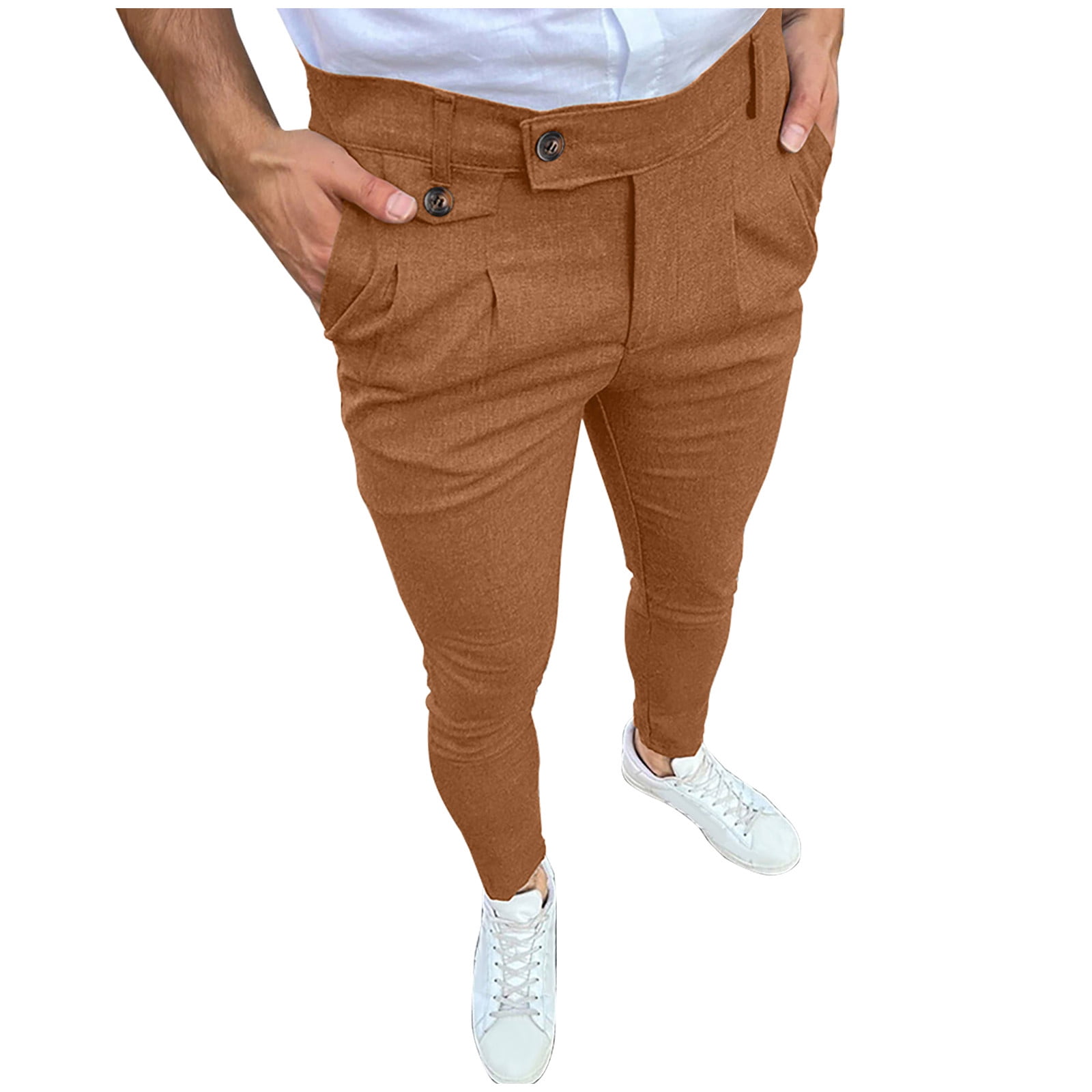 Men's Skinny-Fit Stretch Jean Slim Fit Skinny Jeans Stretch Pants ...