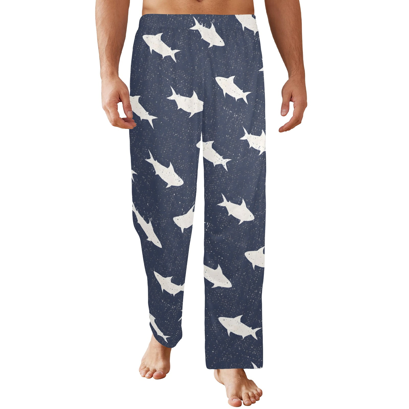 Men's Sleeping Pajama Pants – Denim-Sharks - Men's Pajamas - XL ...