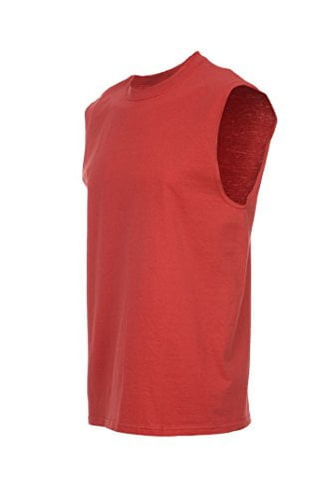 Fruit of the Loom Men's Sleeveless Tee, True Red, 3XL, 100% Cotton ...