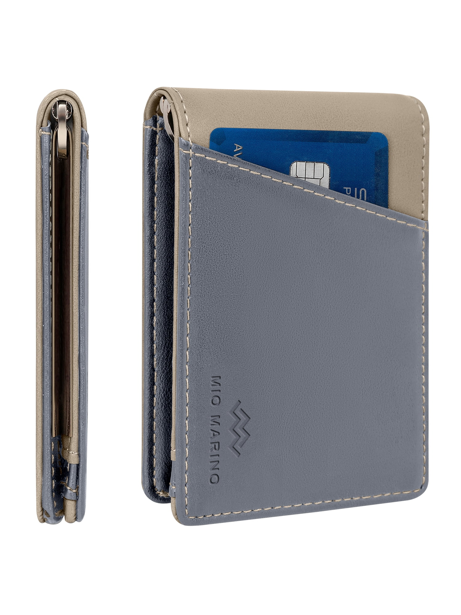 Men's Slim Bifold Wallet with Quick Access Pull Tab - Walmart.com