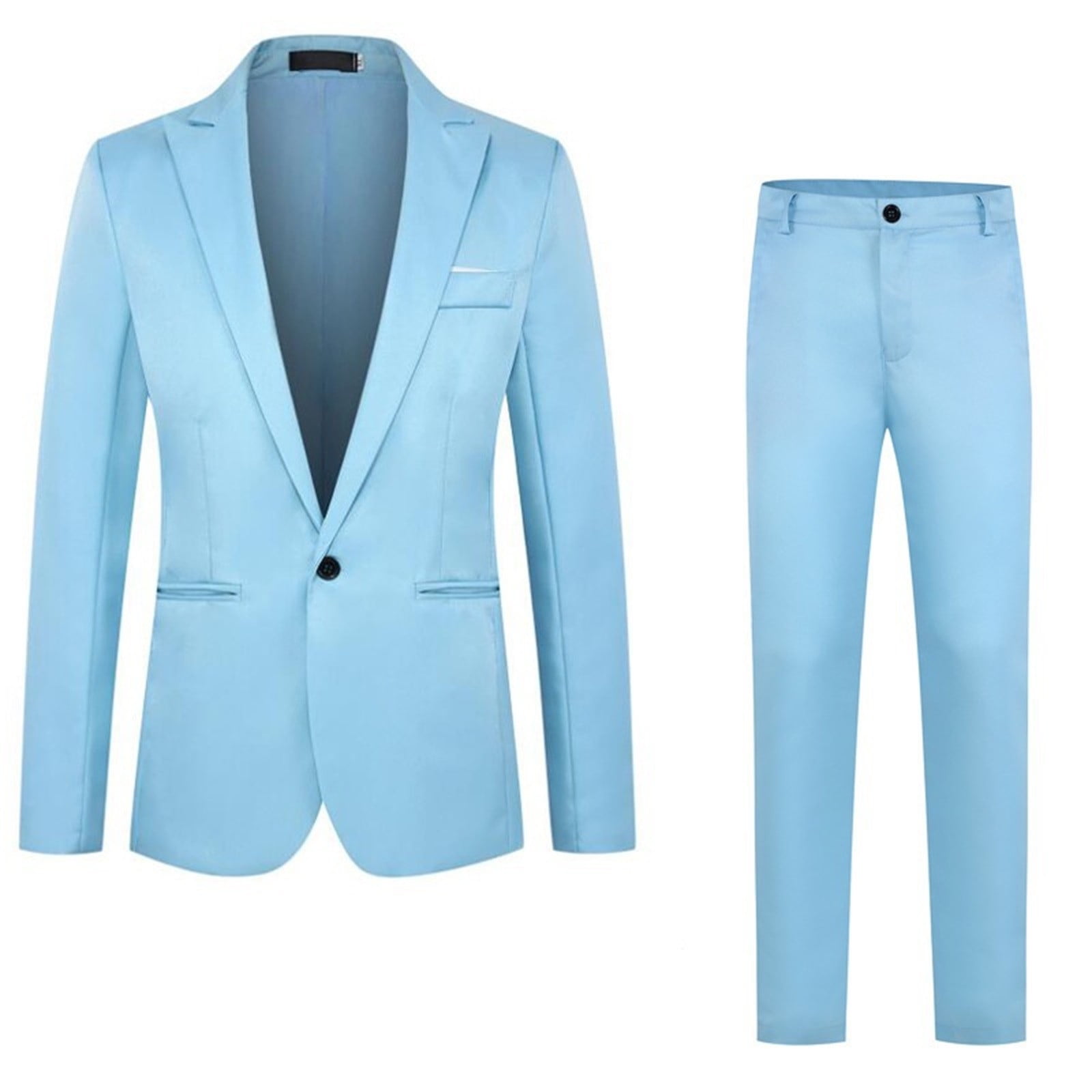 Men's Slim Fit Business Classic Tailored Suit Jacket Modern Formal Wear ...