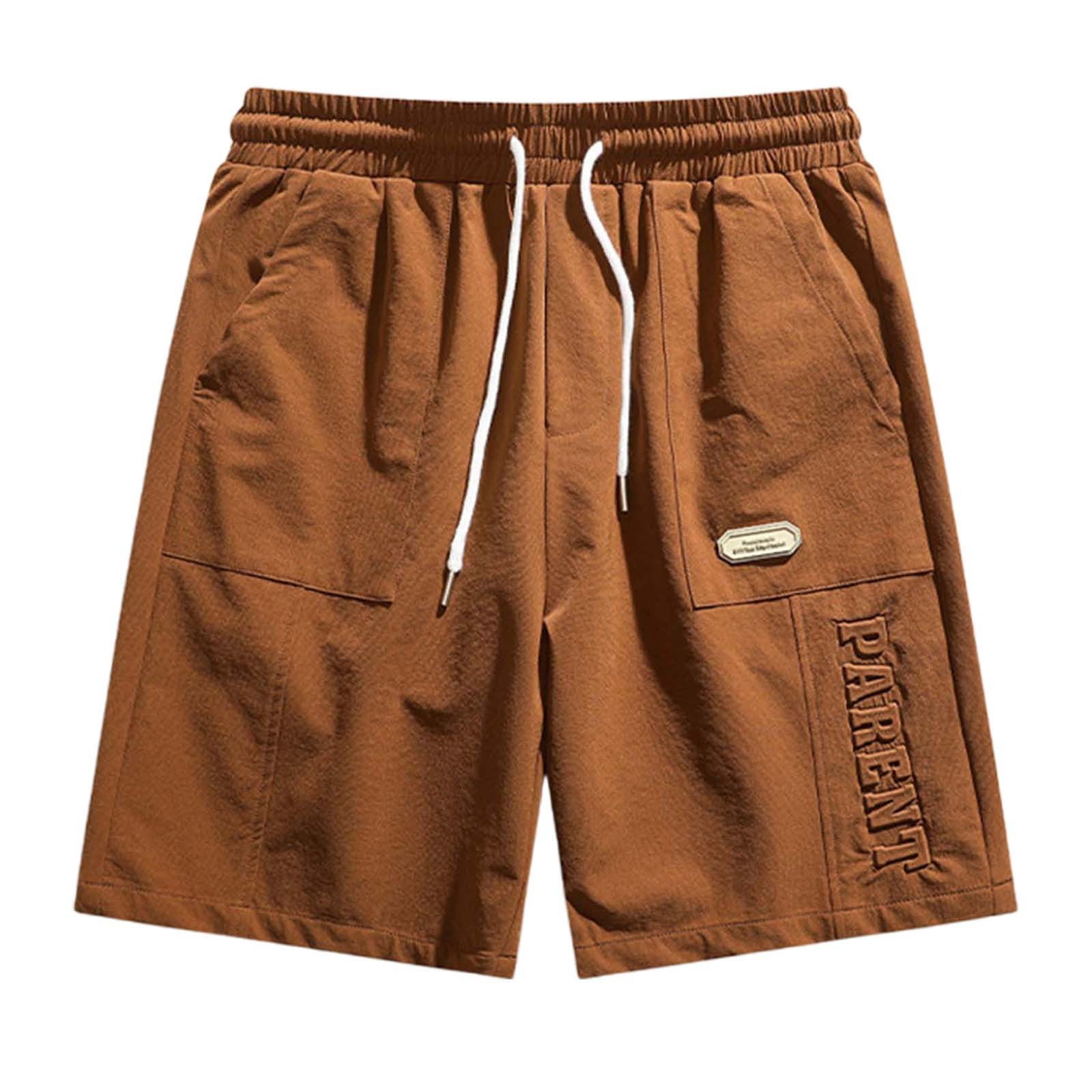 Men's Slim Fit Casual Shorts 8 Inch Inseam Lightweight Breathable ...