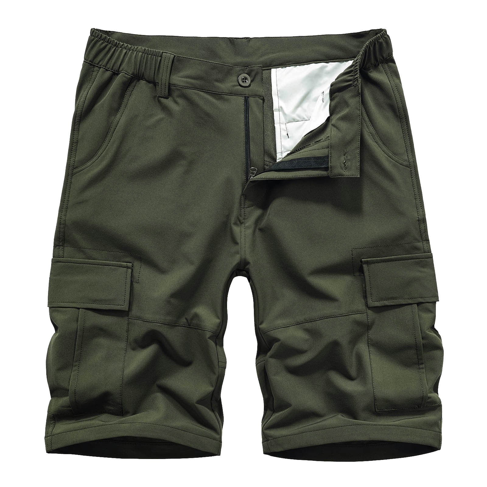 Men's Slim Fit Stretch Denim Shorts, Ripped Skinny Jean Shorts, Fashion ...