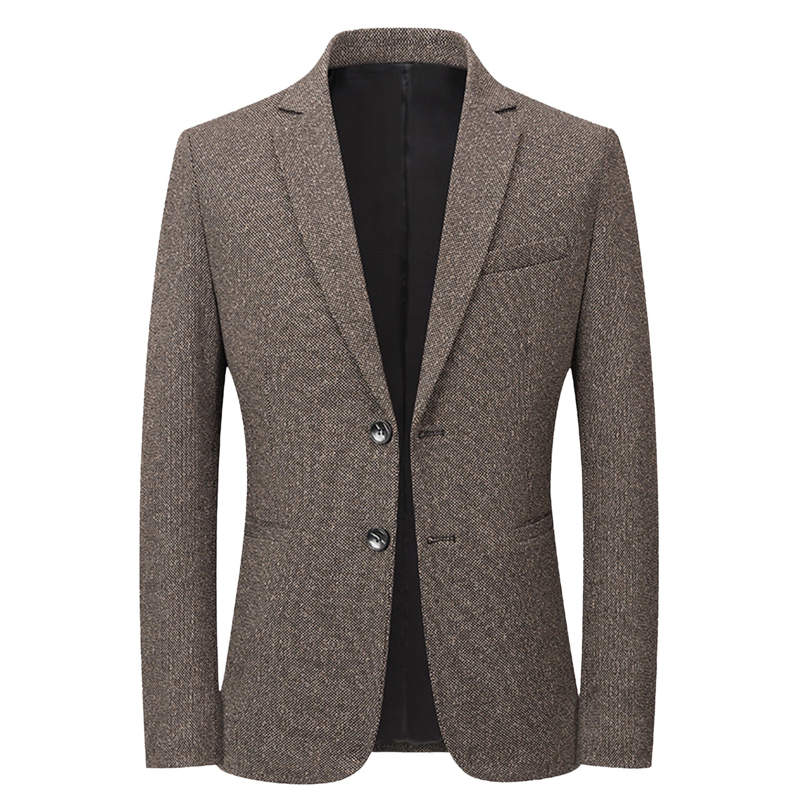 Men's Slim Fit Stretch Formal Suit Jacket Prom Wedding Business ...