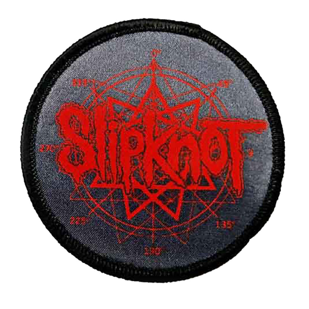 Men's Slipknot Logo & Nonagram Embroidered Patch Black - Walmart.com