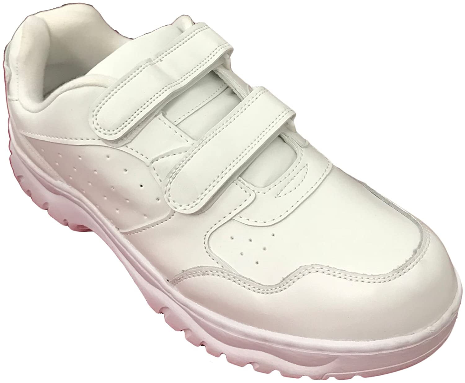 Men's Sneakers Comfort Walking Hook and Loop Work Shoes - Walmart.com