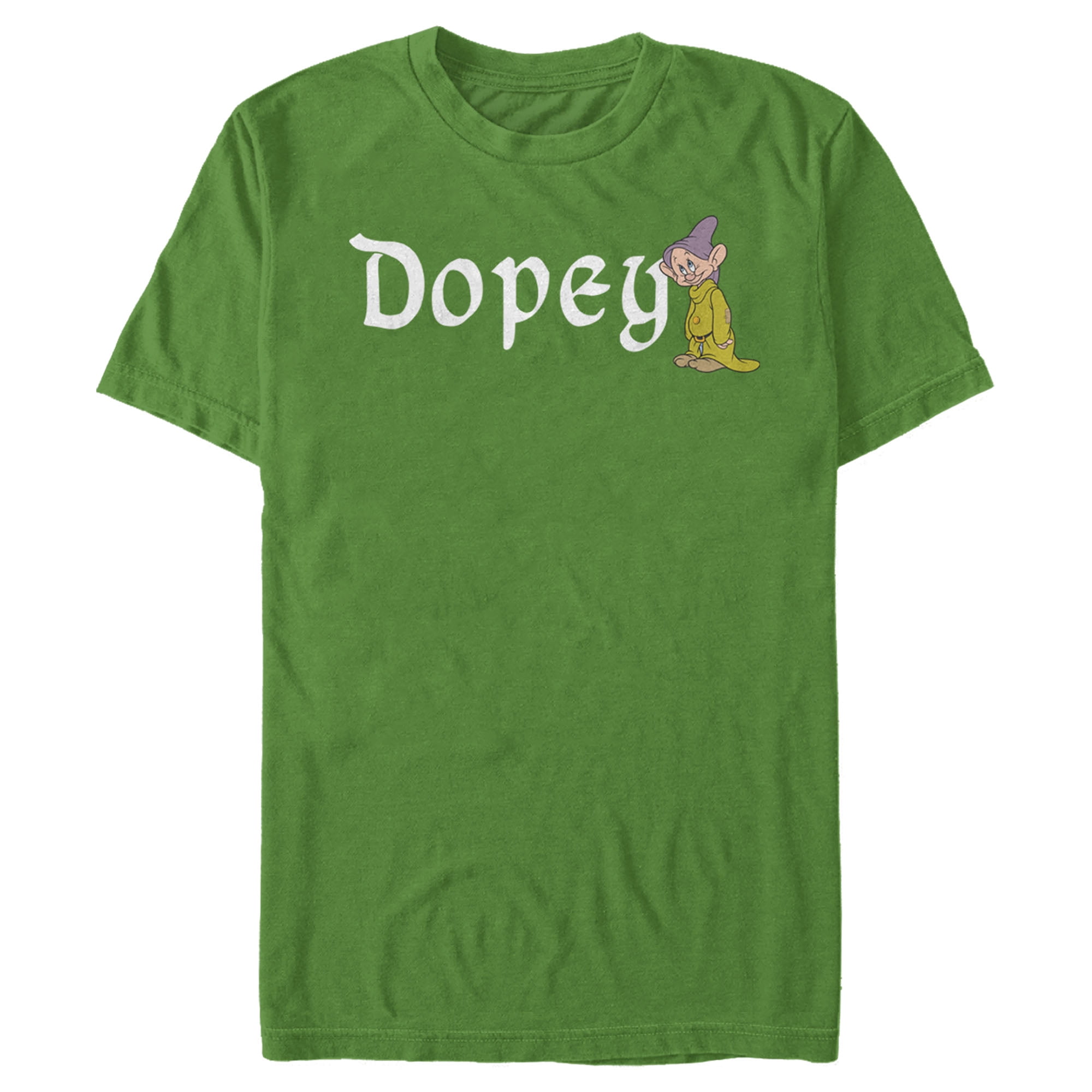 Men's Snow White and the Seven Dwarfs Dopey Signature Graphic T-Shirt ...