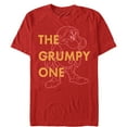Men's Snow White and the Seven Dwarfs Grumpy One Graphic Tee Red Large ...