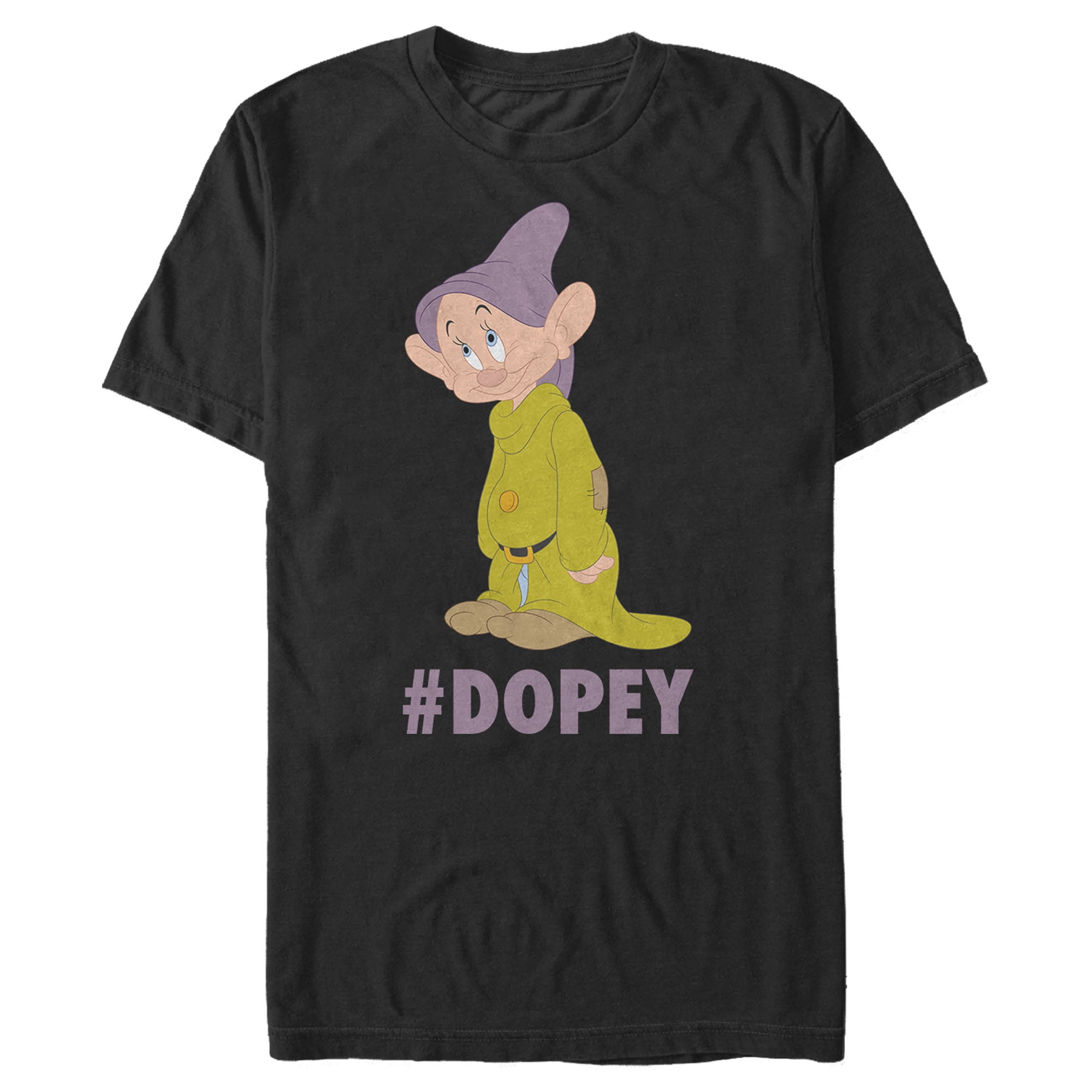 Men's Snow White and the Seven Dwarfs Hashtag Dopey Graphic T-Shirt ...