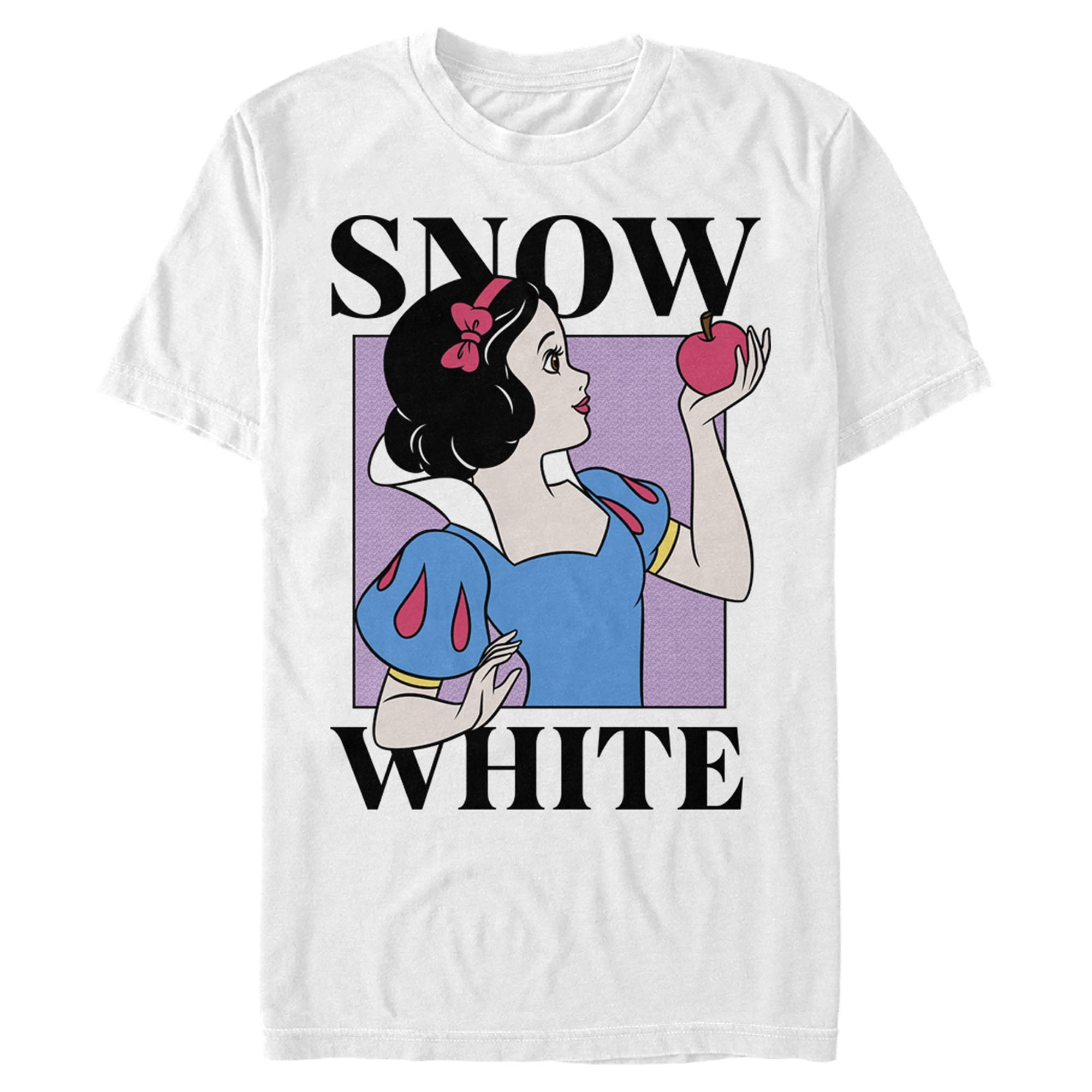 Men's Snow White and the Seven Dwarfs Large Name Logo Graphic T-Shirt ...