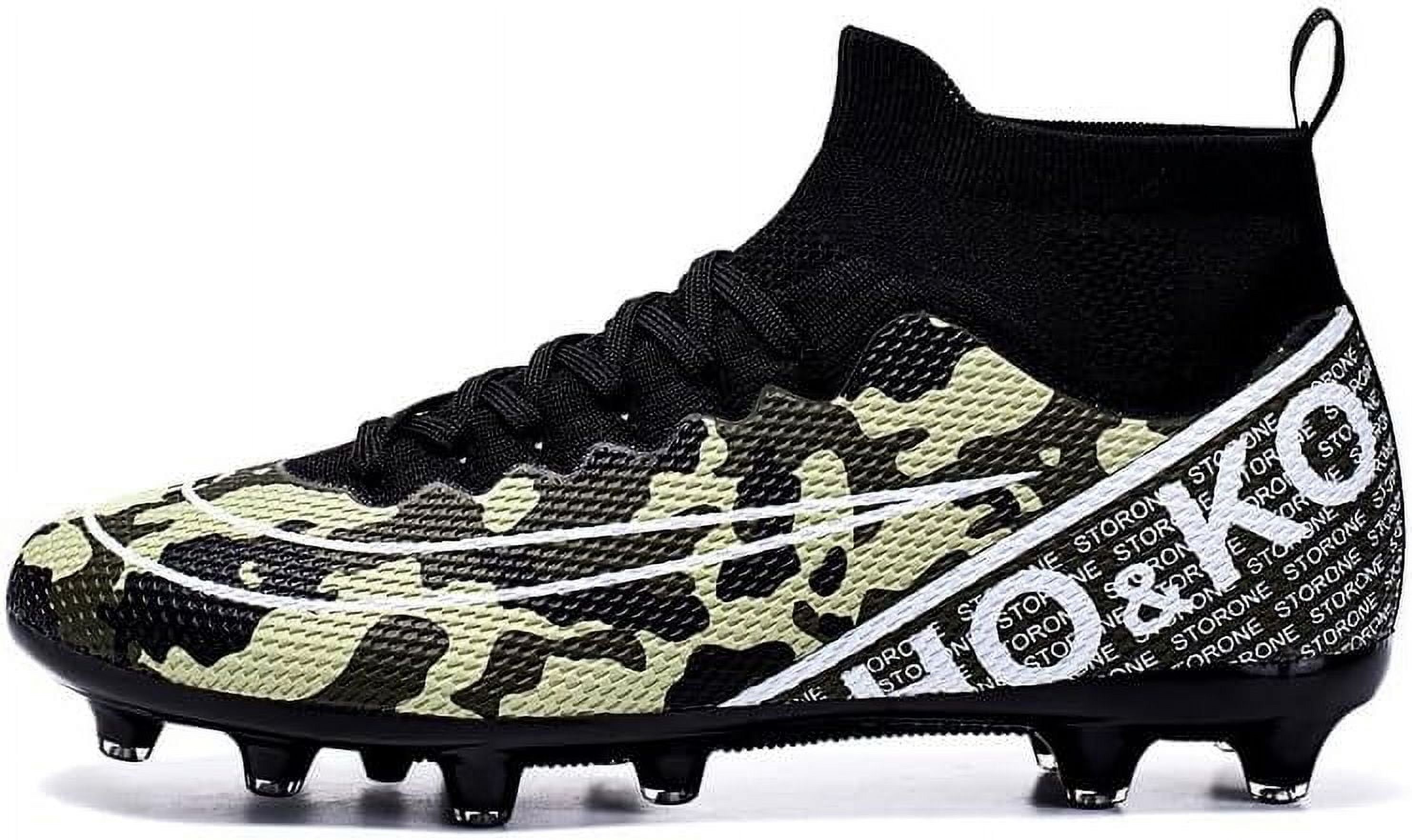 Men's Soccer Cleats High-Top Football Boots for Youth Professional ...