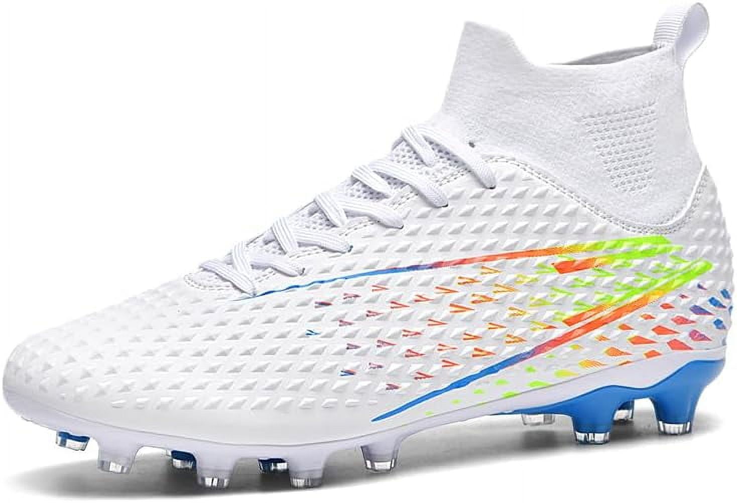 Men's Soccer Cleats High-Top Football Boots for Youth Professional ...