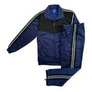 Men Velocity Tracksuit Active Jogging suit GYM Striped Jogger Top and ...