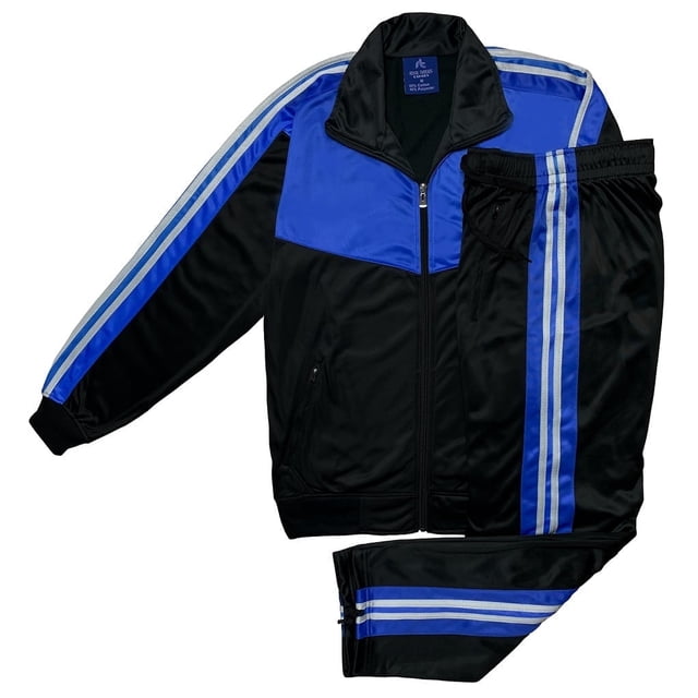 Men's Soft Athletic Tracksuit GYM Active Suit - Walmart Business Supplies