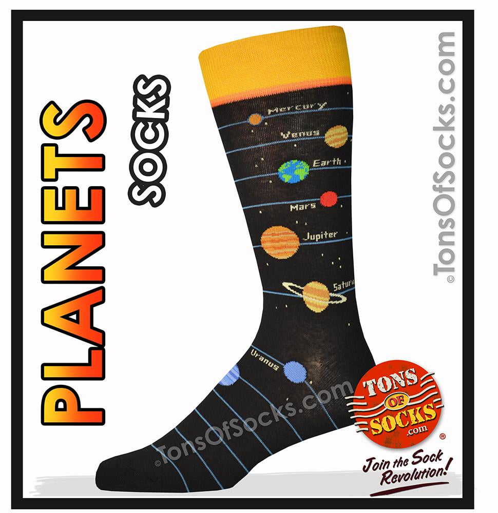 Men's Planets Socks - Walmart.com