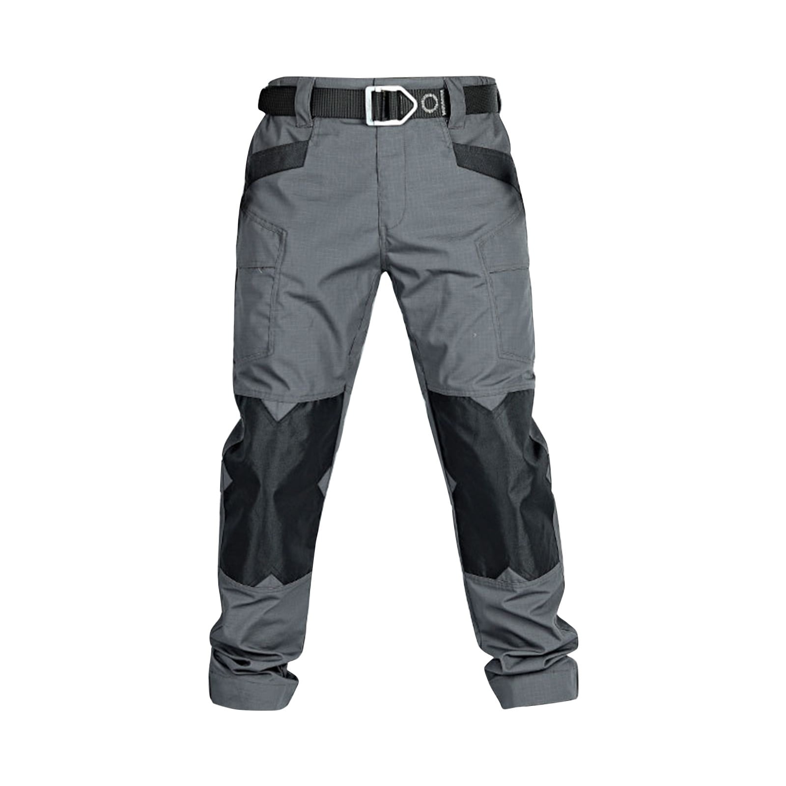 Men's Solid Color Camouflage Tactical Work Pants with Multi-Pocket ...