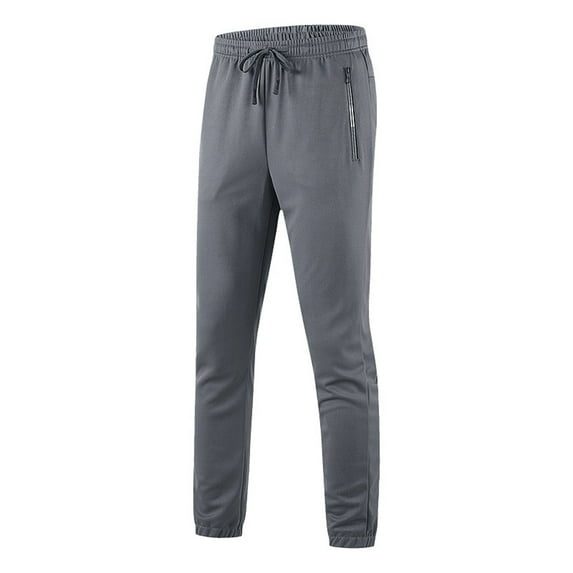 Men's Solid Color Drawstring Cuffed Sports Pants - Casual Stylish ...