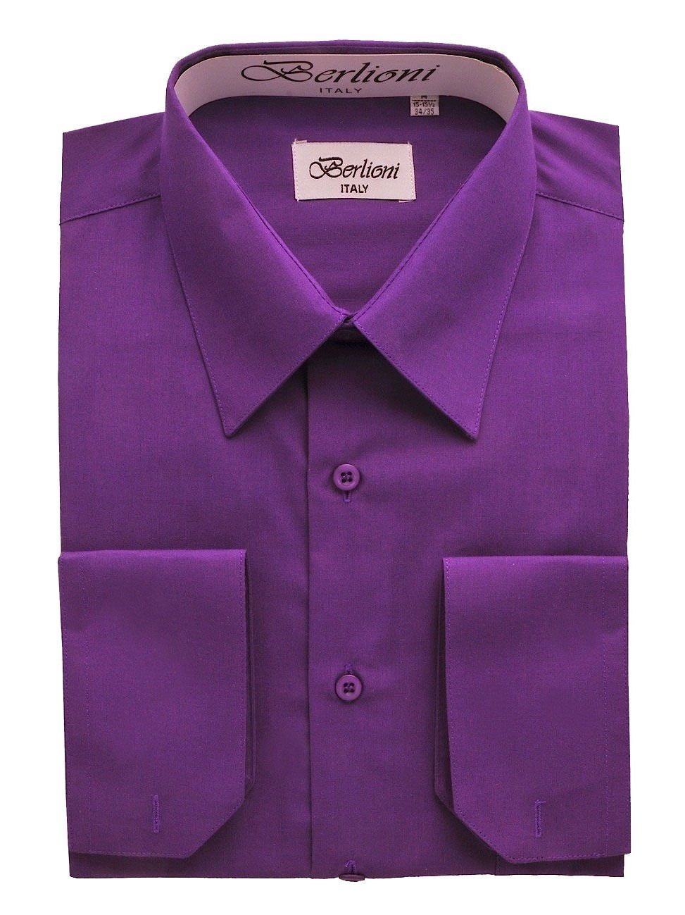 Men's Solid Color Dress Shirt - Walmart.com