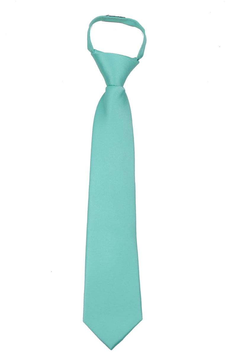 Men's Solid Color Zipper Necktie Ties - Many Colors Available - Walmart.com