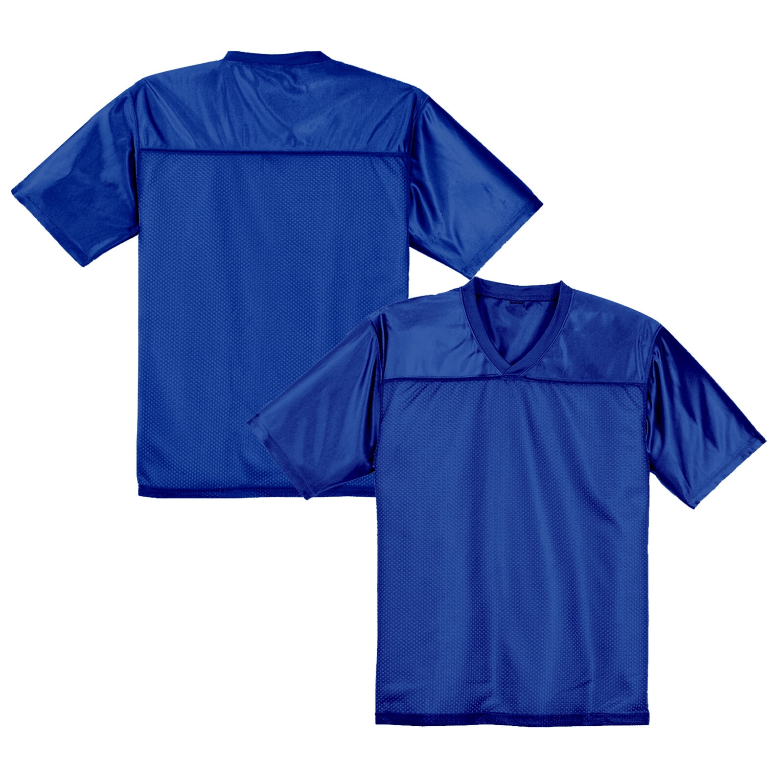 Men's Solid Football Jersey, Adult Mesh Football Shirts, Practice Team ...