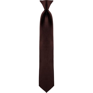 BuyYourTies Men's Solid Black Clip On Tie ‚Äì 19.75inches Long and 3 ...