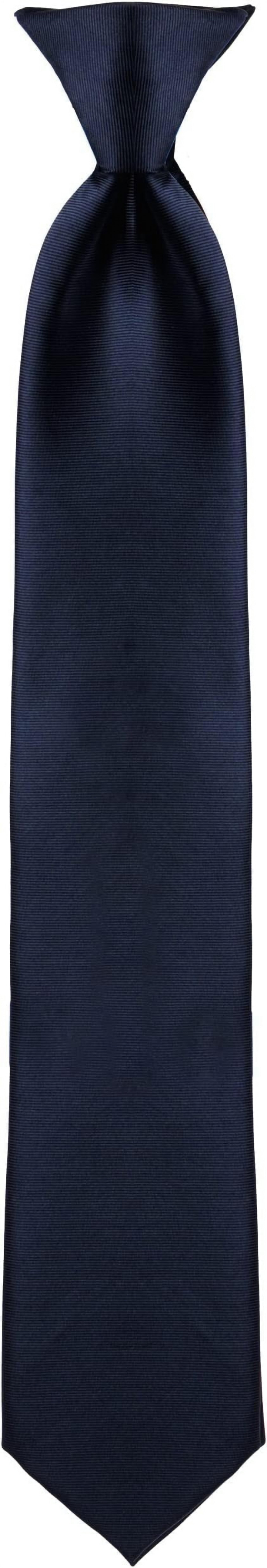 "Umo Lorenzo Men's Navy Clip-On Tie, Polyester, 20"" or 24" - Walmart.com