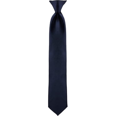 BuyYourTies Men's Solid Black Clip On Tie ‚Äì 19.75inches Long and 3 ...