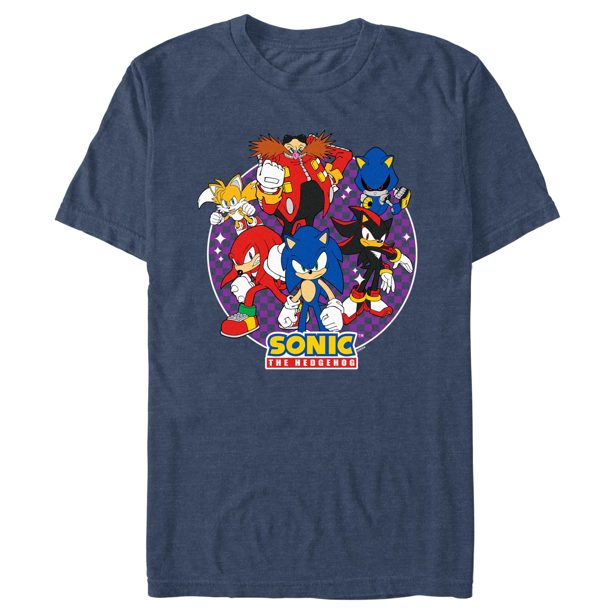 Men's Sonic the Hedgehog Classic Characters Graphic T-Shirt - Walmart.com