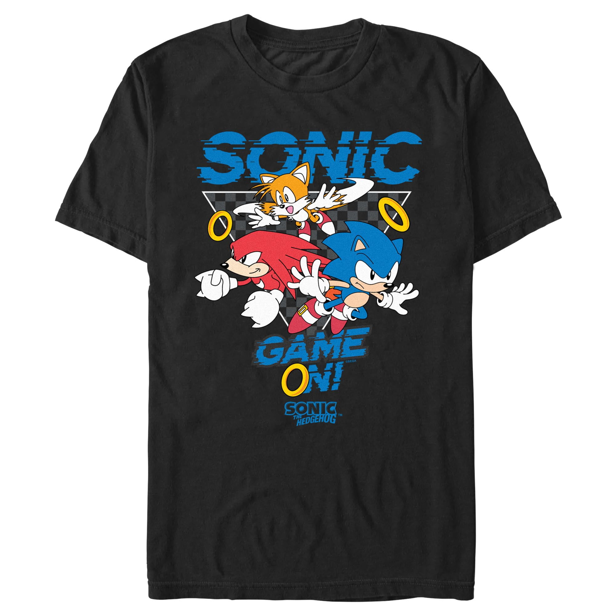 Men's Sonic the Hedgehog Game One Classic Trio Graphic T-Shirt ...