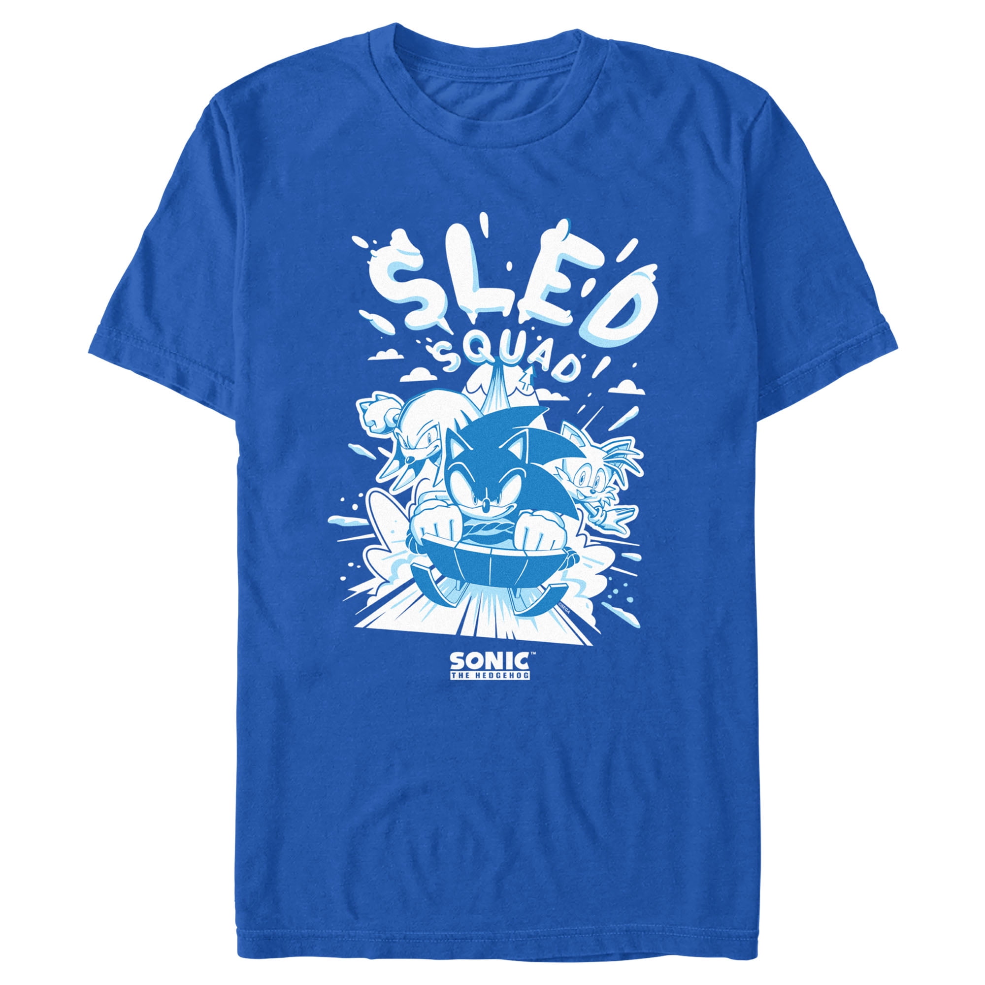Men's Sonic the Hedgehog The Sled Squad Graphic T-Shirt - Walmart.com