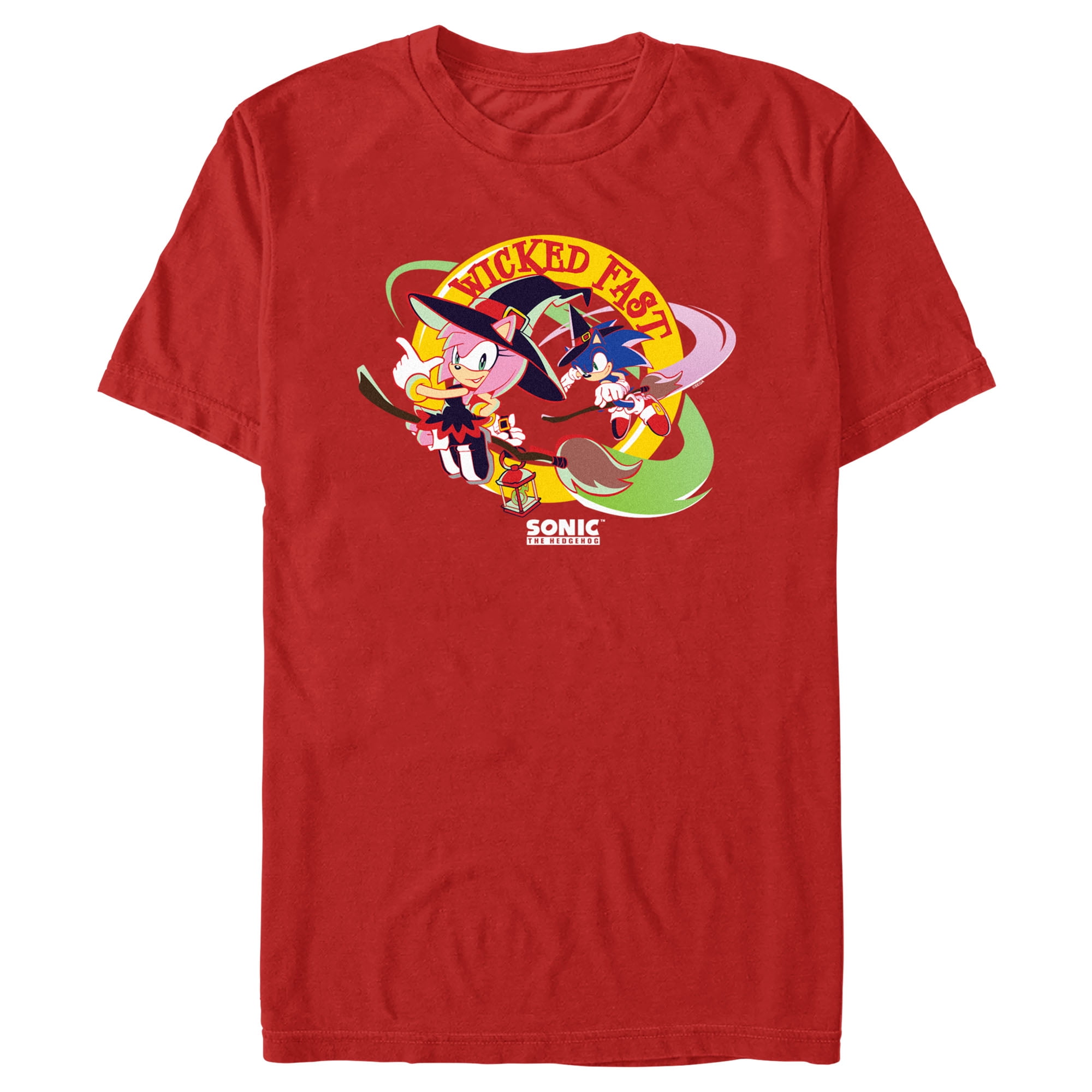 Men's Sonic the Hedgehog Wicked Fast Duo Graphic T-Shirt - Walmart.com