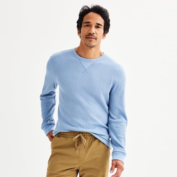 Men's Sonoma Goods For Life® The Essential Waffle Thermal Tee - Walmart.com
