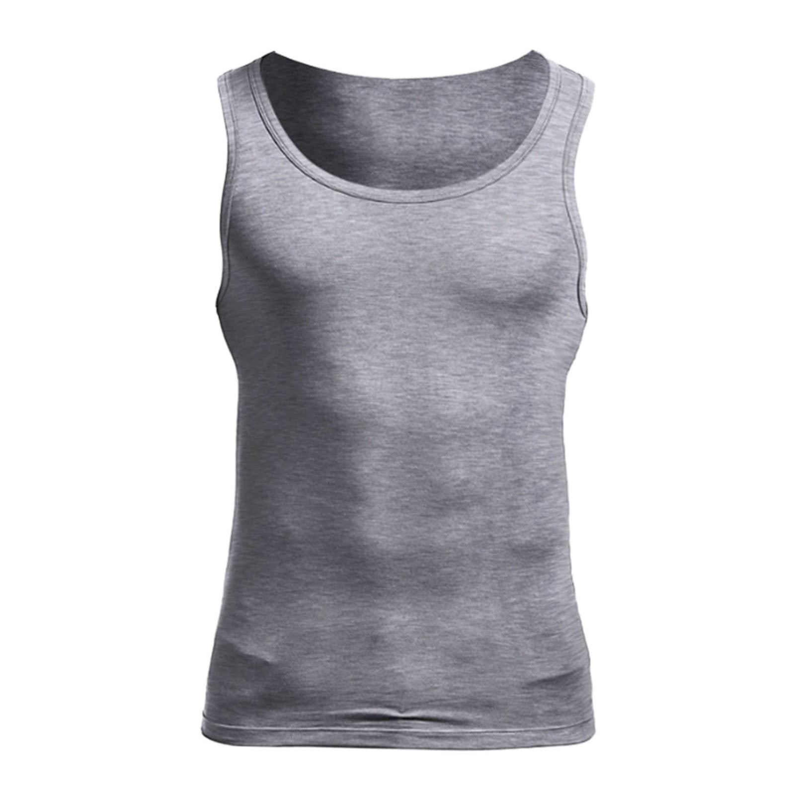 Men's Spandex Blend Tank Tops, Comfortable, Durable, Ribbed Fabric ...